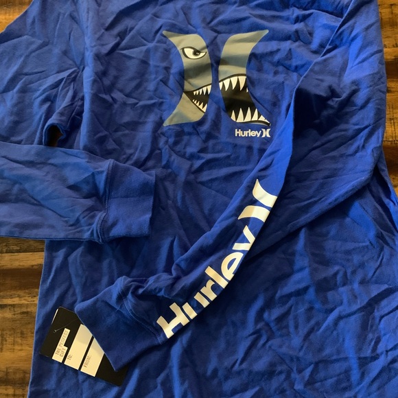 Hurley | Shirts & Tops | Youth Size Xl Blue Long Sleeve Shirt With Tags ...